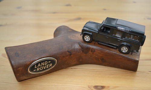Land-rover Defender on Wooden Plinth | My Site