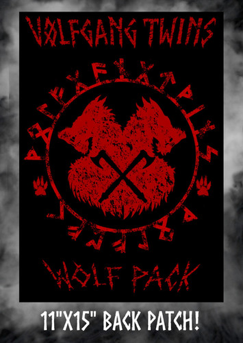 WOLF INSIGNIA Back Patch! | Volfgang Twins
