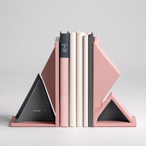 Geometric Bookends | Veeprints