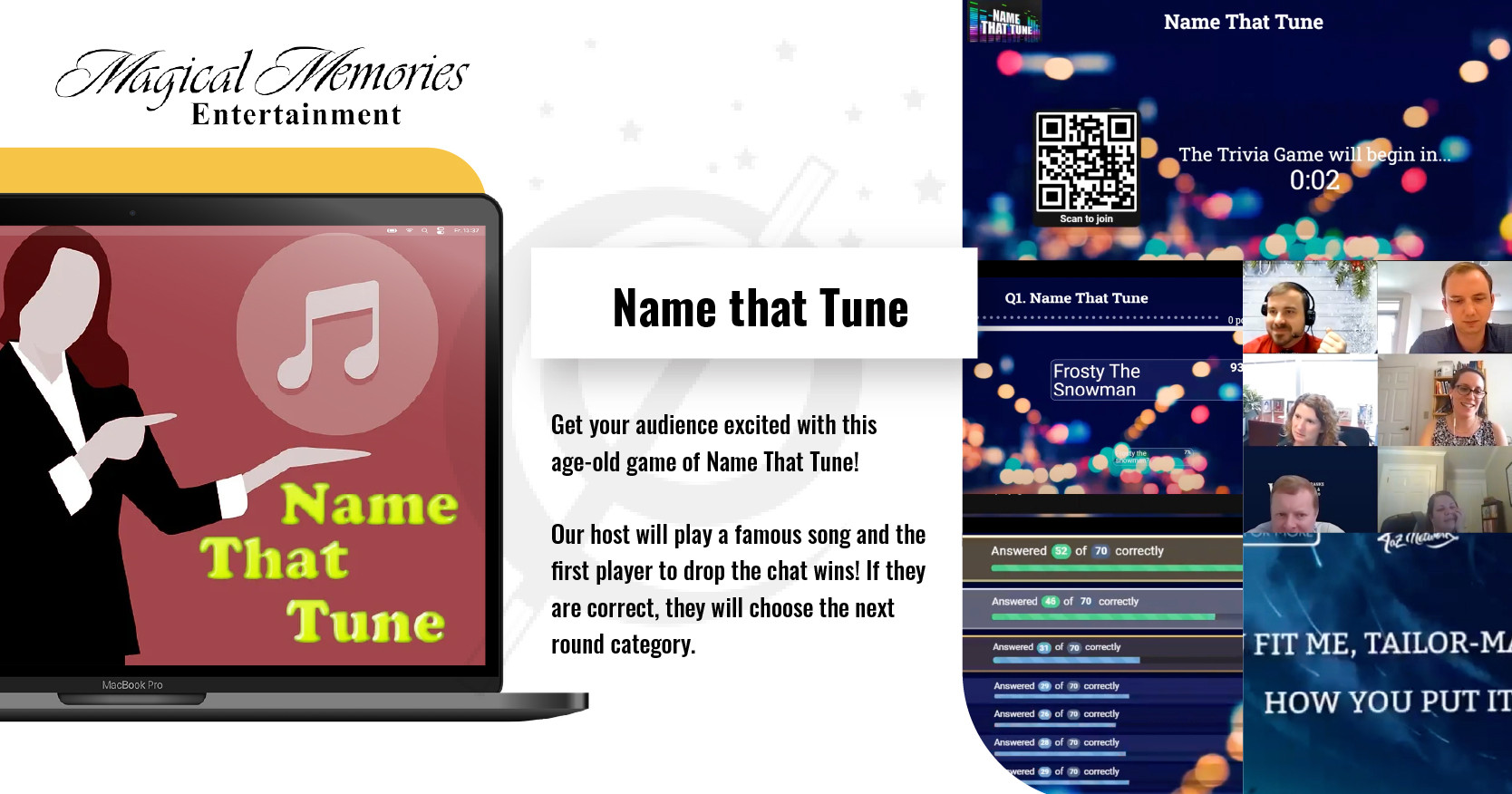 Name That Tune Game Show | Magical Memories Entertainment | NY Based ...