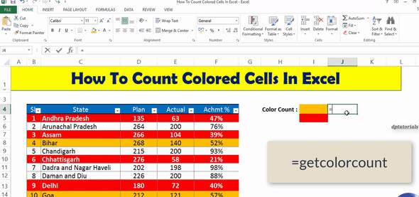 Excel Color Tumbleploaty
