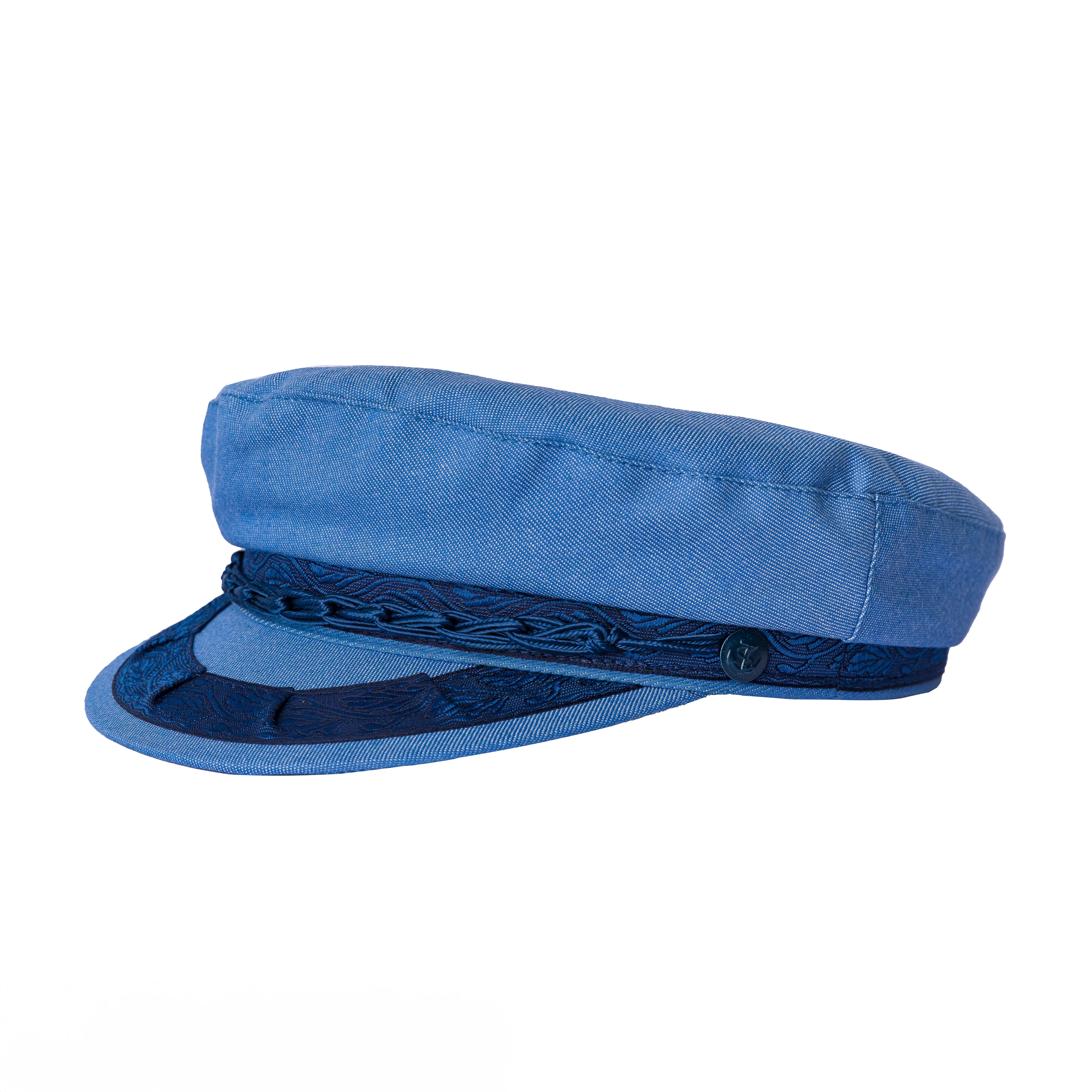 Authentic Greek Fisherman Hat - Denim | GreekTownImports.com
