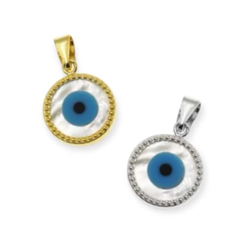 Greek Mati Pendant - Mother of Pearl | GreekTownImports.com