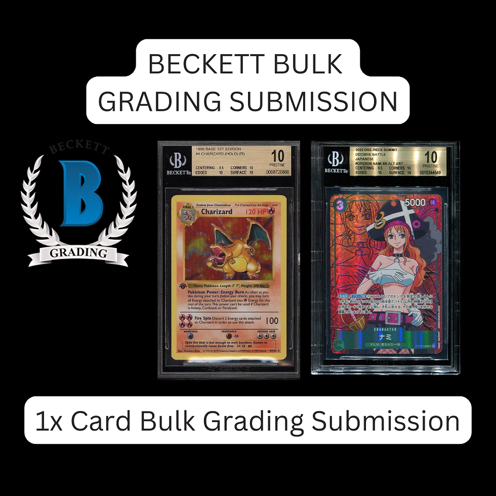 BGS Bulk Grading Submission | DeeveeMax LLC