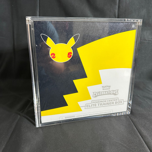 Pokemon Center 25th Anniversary ETB Acrylic Case | DeeveeMax LLC