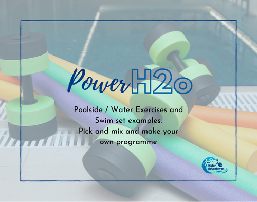 Power H2o exercises chart - mix and match | MiniWaterAdventurers