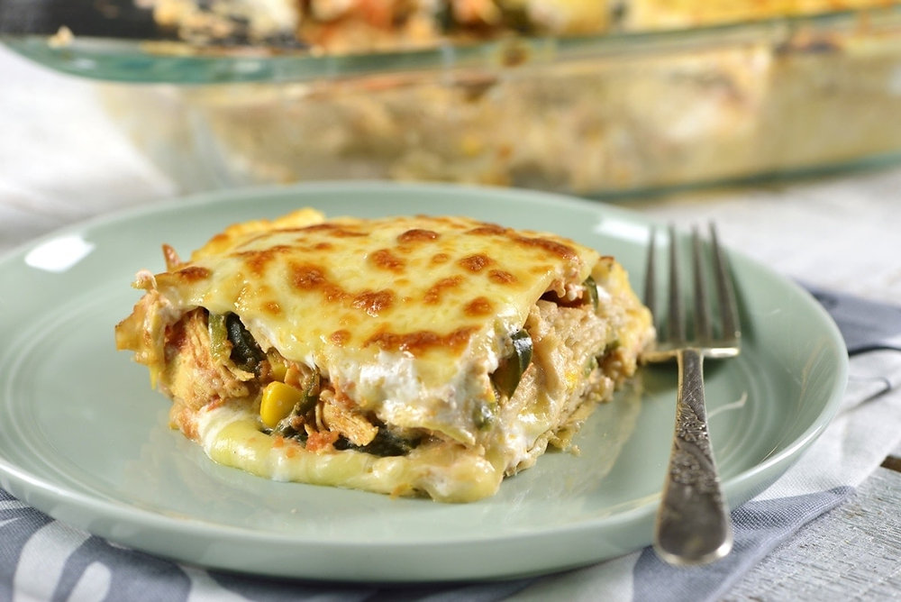 Pastel Azteca (Mexican Lasagna) - with Chicken