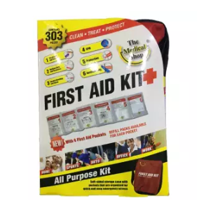 303pcs First Aid Kit w/ Six First Aid Pockets | VMed Medical