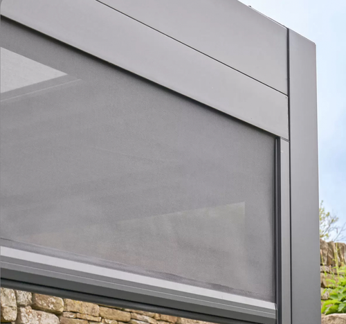 3m Soleil Pergo de'luxe Electric Privacy - All Weather -Zip Side Blind ...