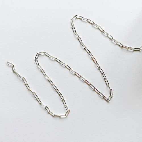 Sterling Paperclip Chain | Pegs Hardware