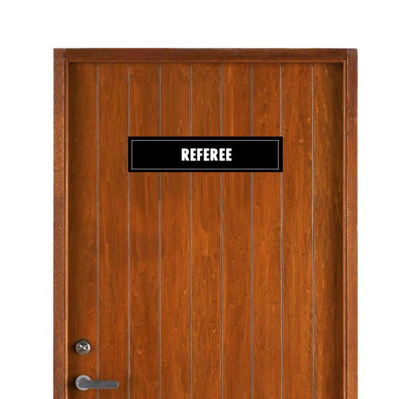 Referee Room Sign | Soccer Signage