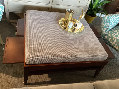 Bernhardt ottoman/coffee table with cushion | Design Consign