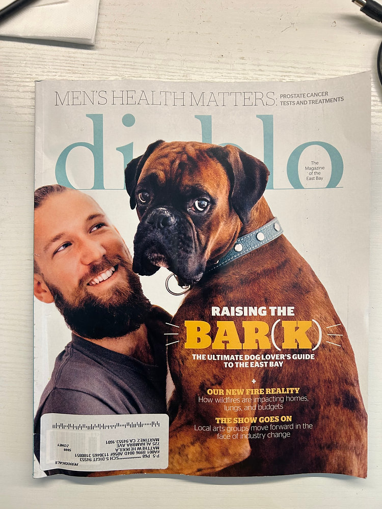 Diablo Dog Featured in Diablo Mag