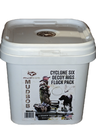 5 Dozen Cyclone 6 Decoy Rigs Flock Pack | Mudbob
