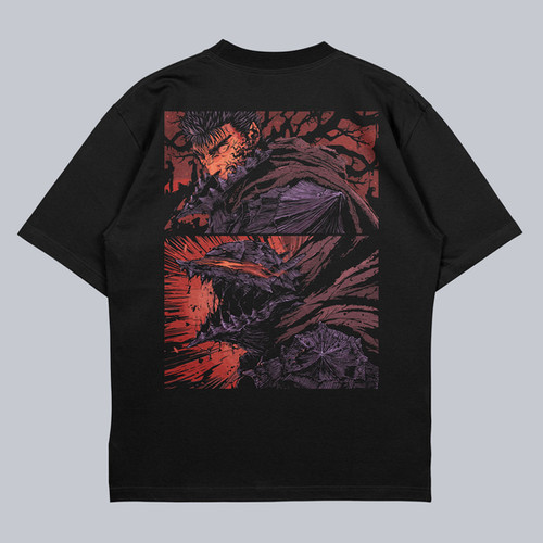 Guts Anger Oversize Tshirt | Themetsco