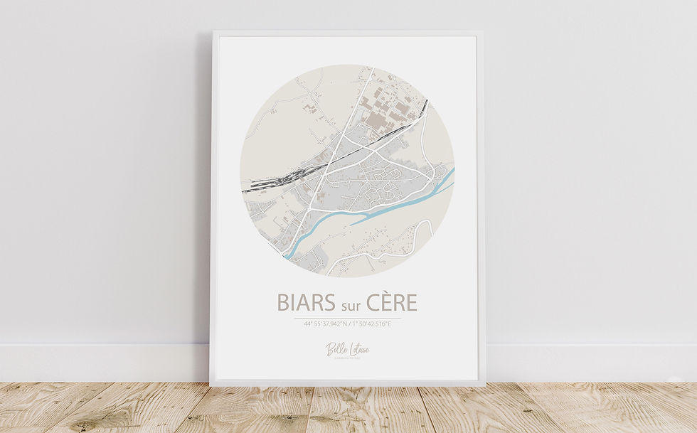 Map Biars sur Cère | image.in collection