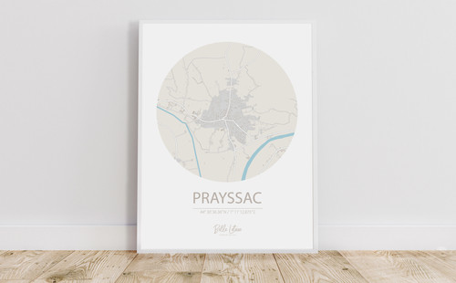 Map Prayssac | image.in collection