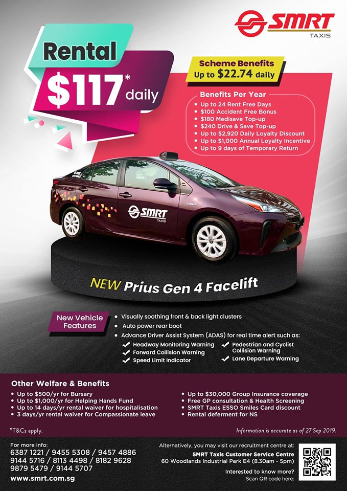 New SMRT Taxis promotion!