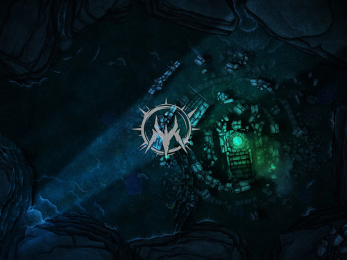 Sea Hag's Lair 4K Digital Map for Dungeons & Dragons | Magnetar Collectable