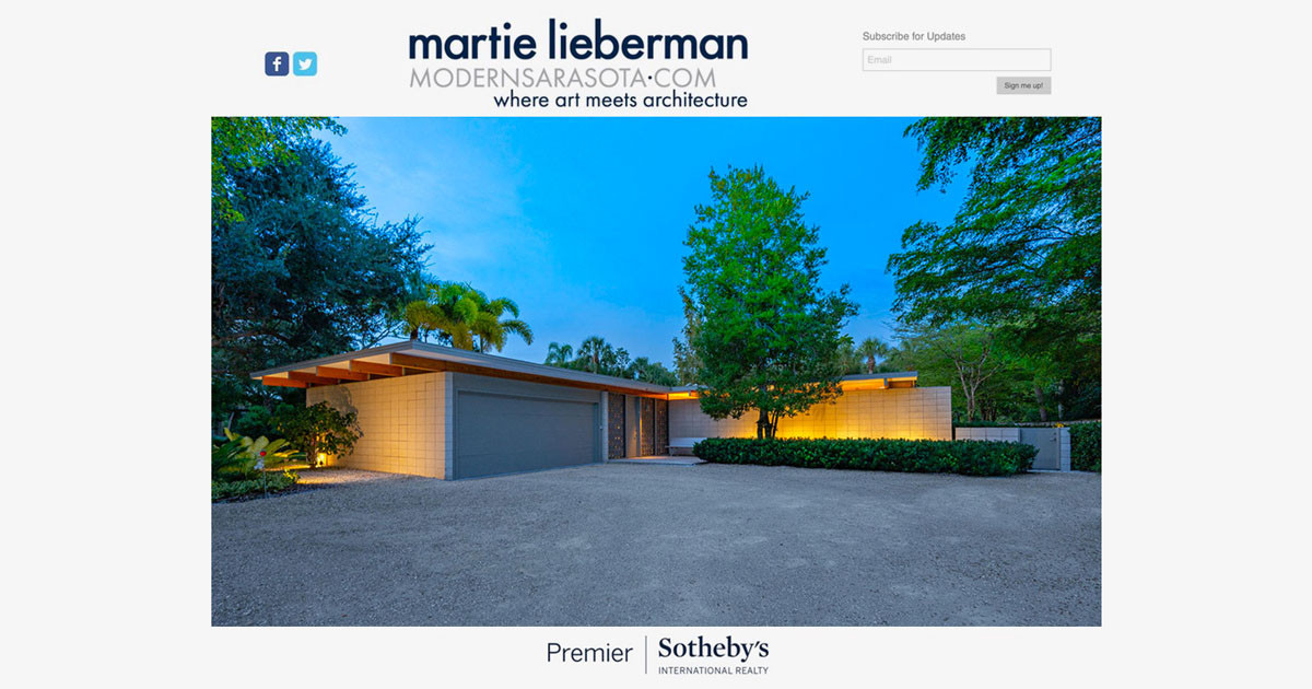 Martie Lieberman-ModernSarasota, modern architecture for sale
