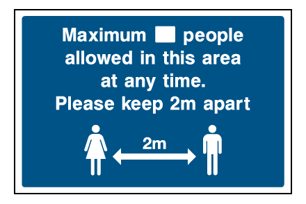 Maximum People in Area Sign | Signs2Impress