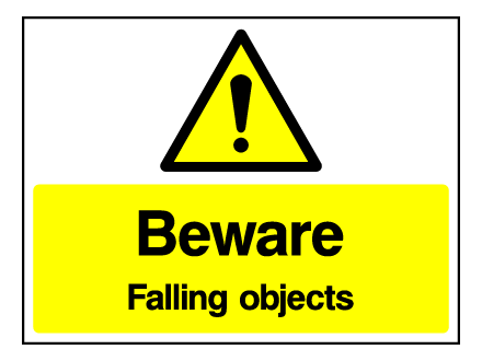 Beware Falling Objects Sign | Signs2Impress