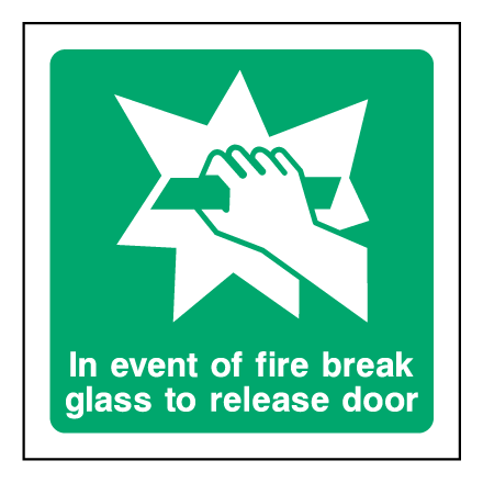 Break Glass sign | Signs2Impress