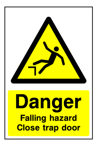 Danger -Falling Hazard Sign | Signs2Impress