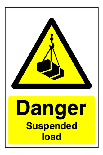 Danger - Suspended Loads Signs | Signs2Impress