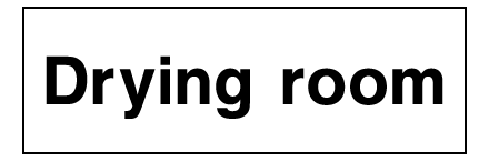 Drying Room Sign | Signs2Impress