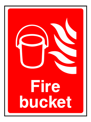Fire Bucket Sign | Signs2Impress