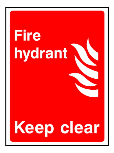Fire Hydrant Keep Clear Sign | Signs2Impress
