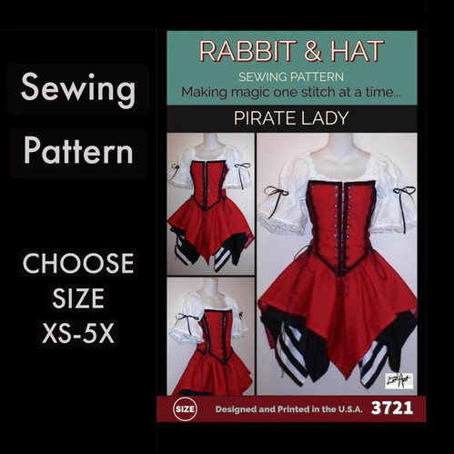 3721 Pirate Lady | Rabbit & Hat Pattern