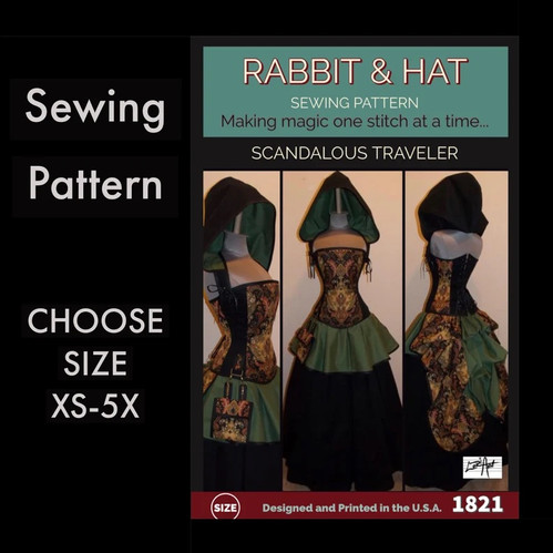1821 Scandalous Traveler | Rabbit & Hat Pattern