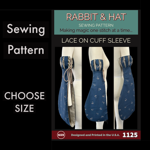 1125 Lace On Cuff Sleeve | Rabbit & Hat Pattern