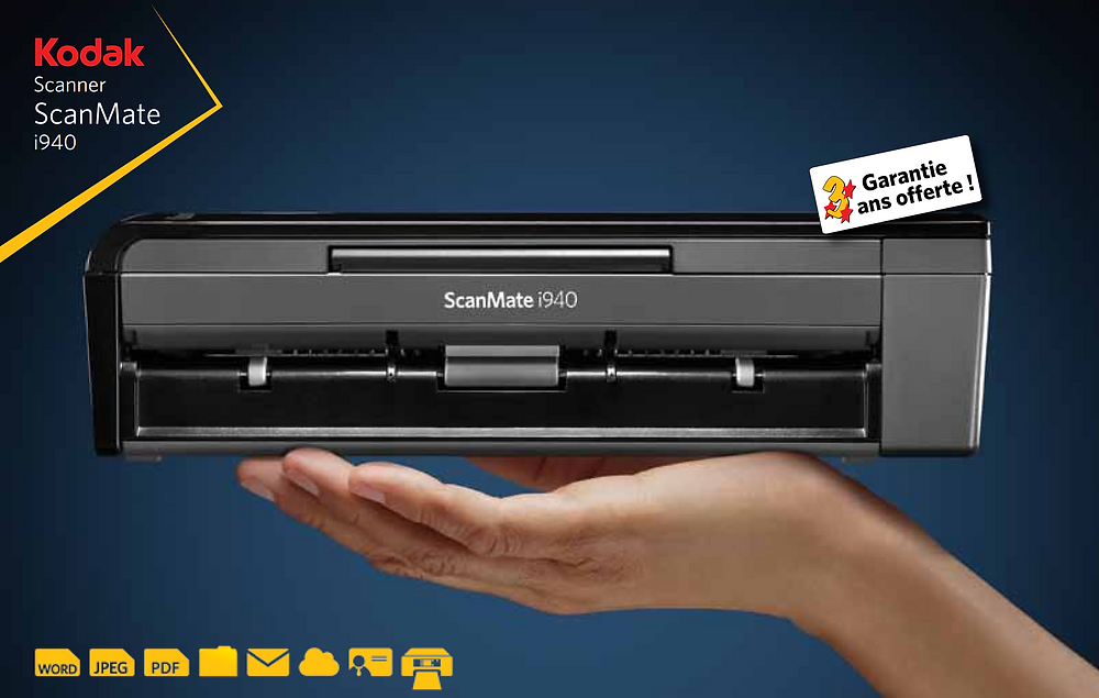 Zoom sur le scanner Kodak Alaris SCANMATE i940