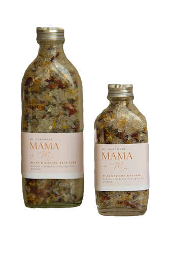 A selection of natural botanical bath soaks | Terranee Collective