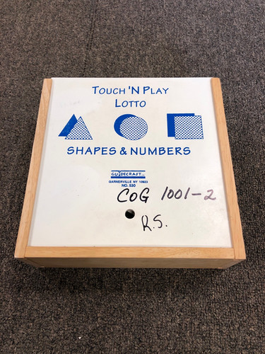 Touch N Play Lotto Shapes & Numbers | reachservices