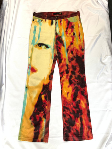 roberto cavalli pixel pants | Stilloading