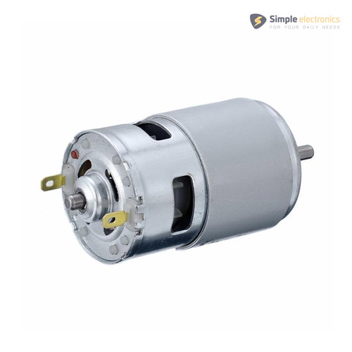 RS-775 DC Motor (12V - 24V) - High Torque (Brushed) | Simple Electronics