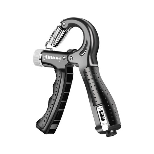 Steel Hand Adjustable Gripper 5–60Kg Resistance and Digital Counter ...
