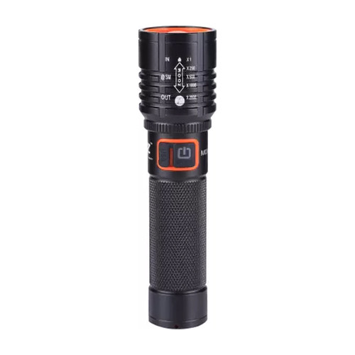 MZ 035 Zoomable Metal Torch - Super Bright Rechargeable LED Flashlight ...