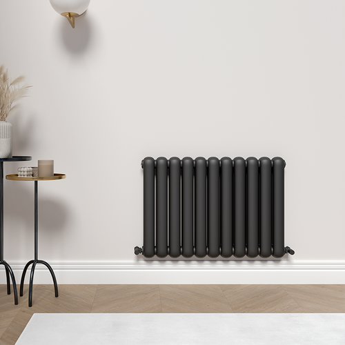 Circa 600 x 790mm Horizontal Anthracite Radiator | Vaporo