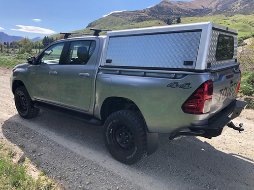 Bushtech Fleet Series Aluminium Canopy Hilux 2016 to Present | XpeditioNZ