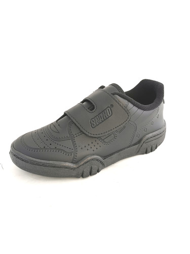 SPAKO Velcro School Shoes Black F500 | Fitoes
