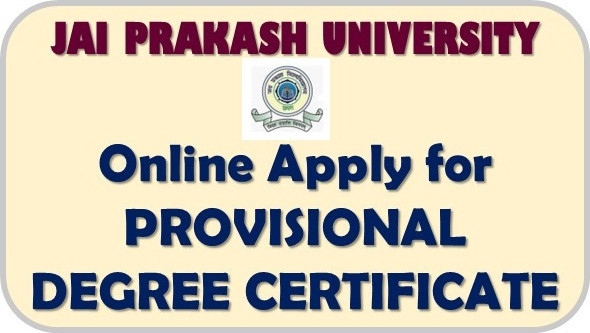 Provisional Degree Certificate | J. P. University