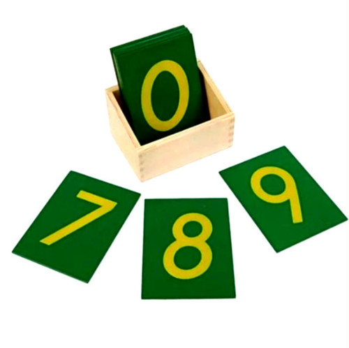 Sand paper numbers | Montessoriteachermom