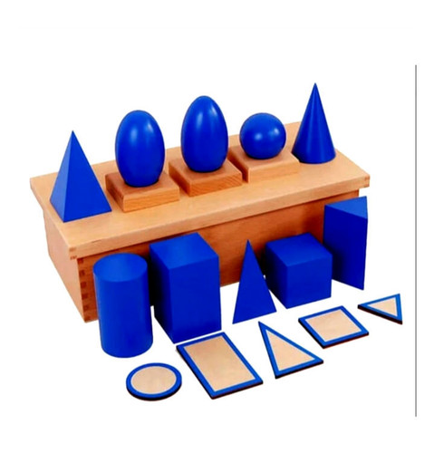 Geometric Solids in box | Montessoriteachermom