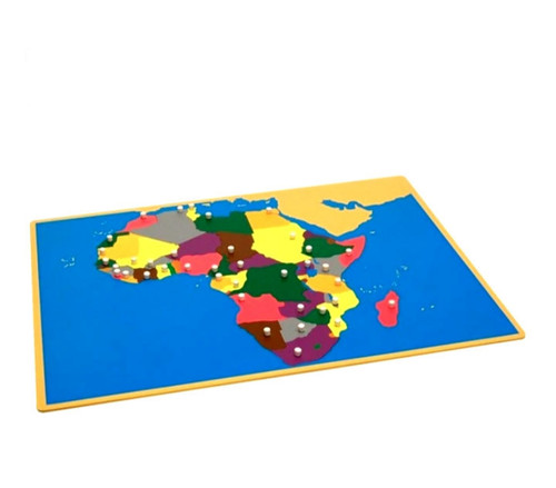 Africa puzzle map | Montessoriteachermom