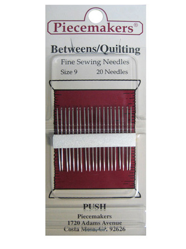 Piecemakers Fine Sewing Needles Size 9 | Bee Quilty